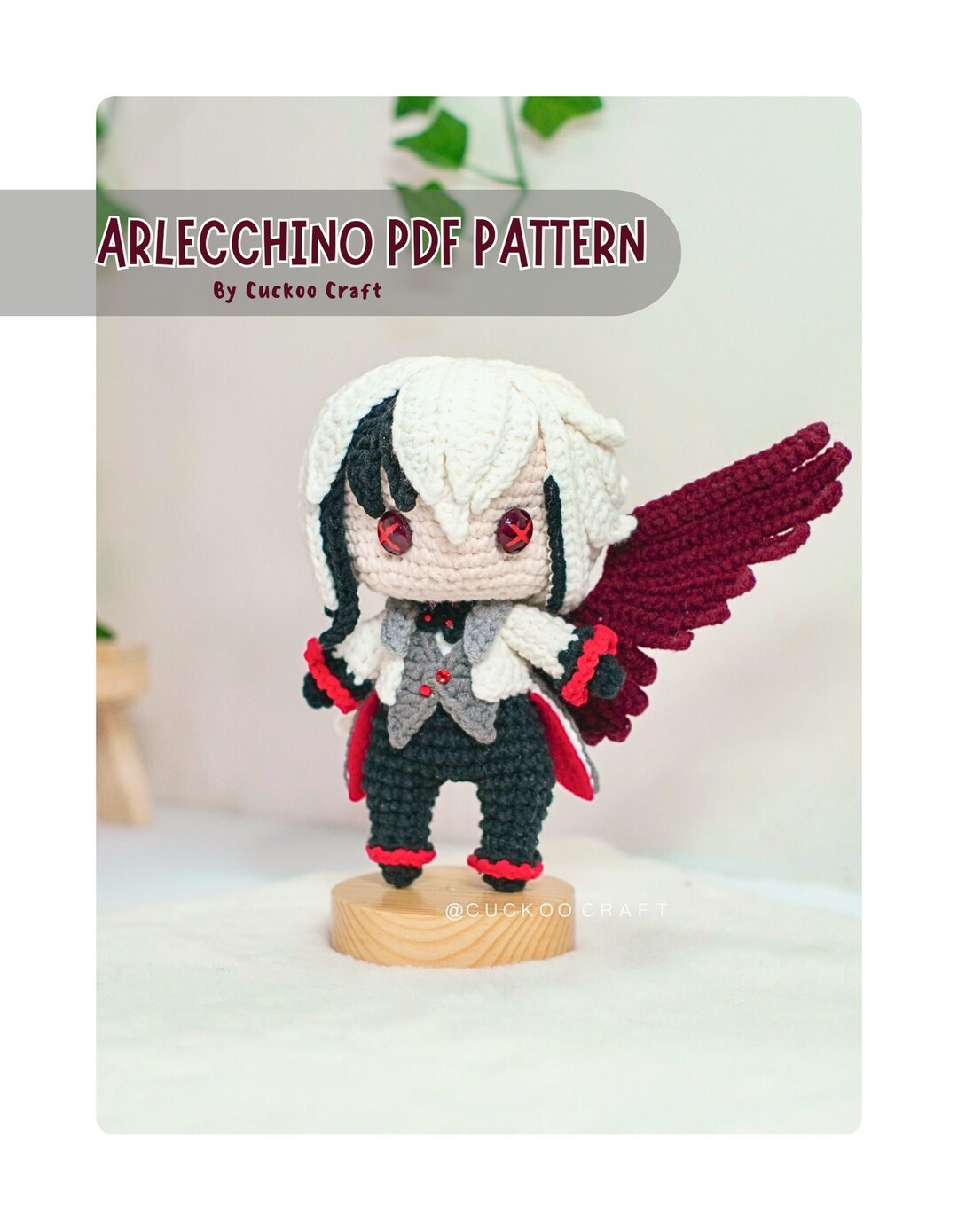 Arlecchino Amigurumi/crochet Pattern Genshin Impact - Etsy