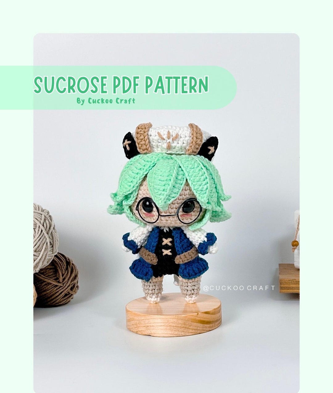 Sucrose Amigurumi/crochet Pattern Genshin Impact - Etsy