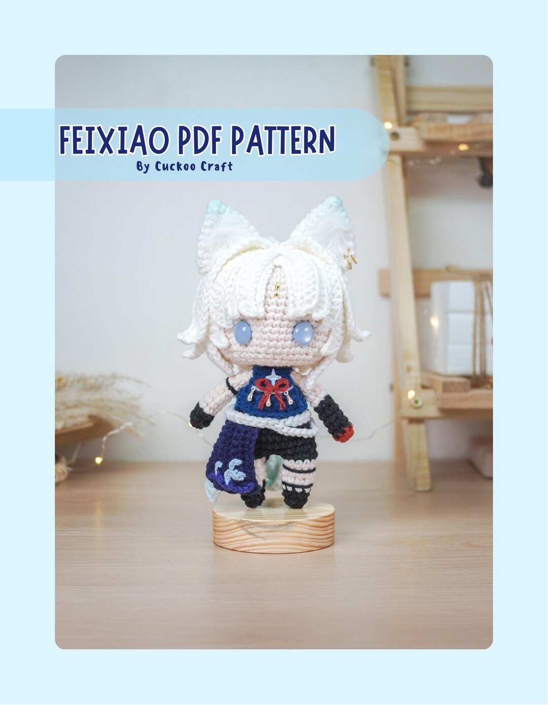 Feixiao Amigurumi/crochet Pattern Honkai Star Rail - Etsy