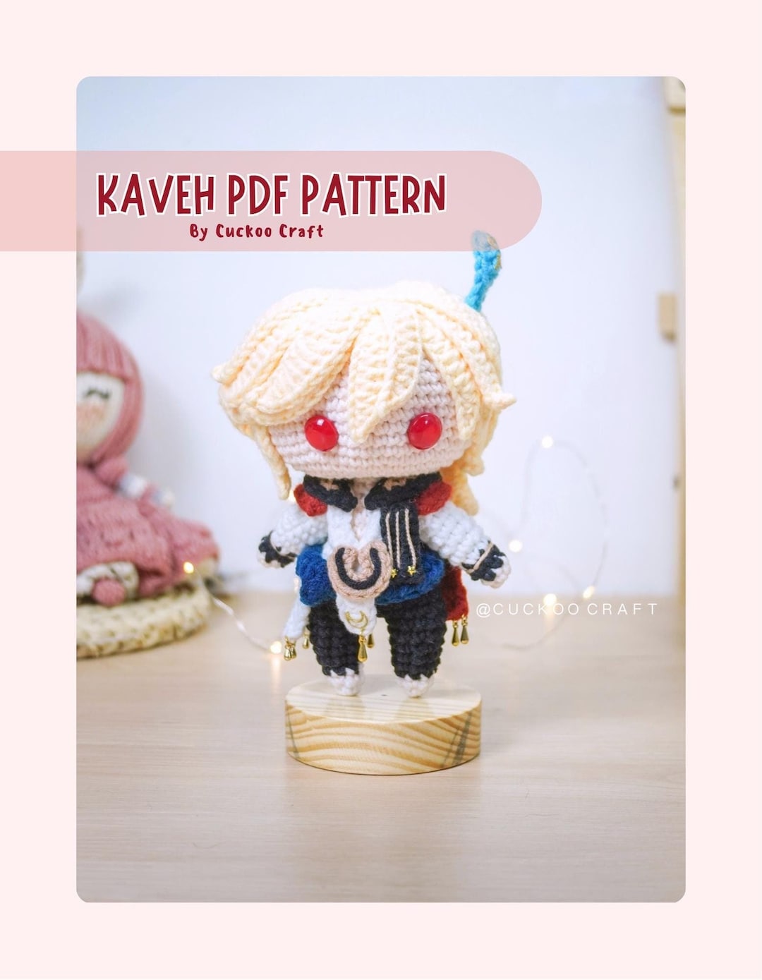 Kaveh Amigurumi/crochet Pattern Genshin Impact - Etsy