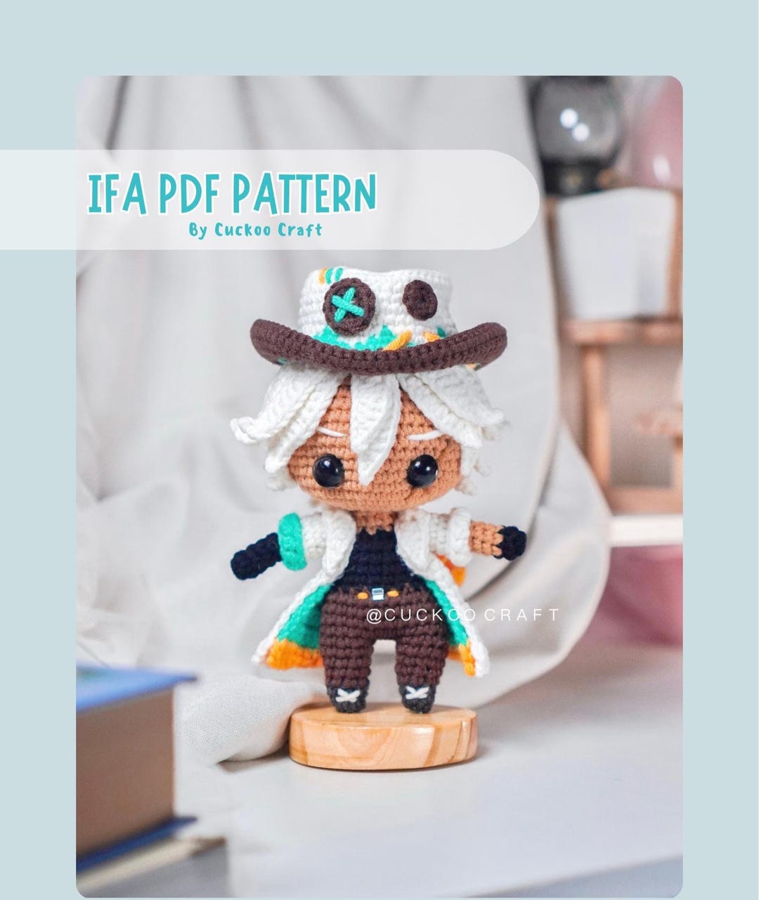 Cowboy Amigurumi/crochet Pattern Genshin Impact - Etsy