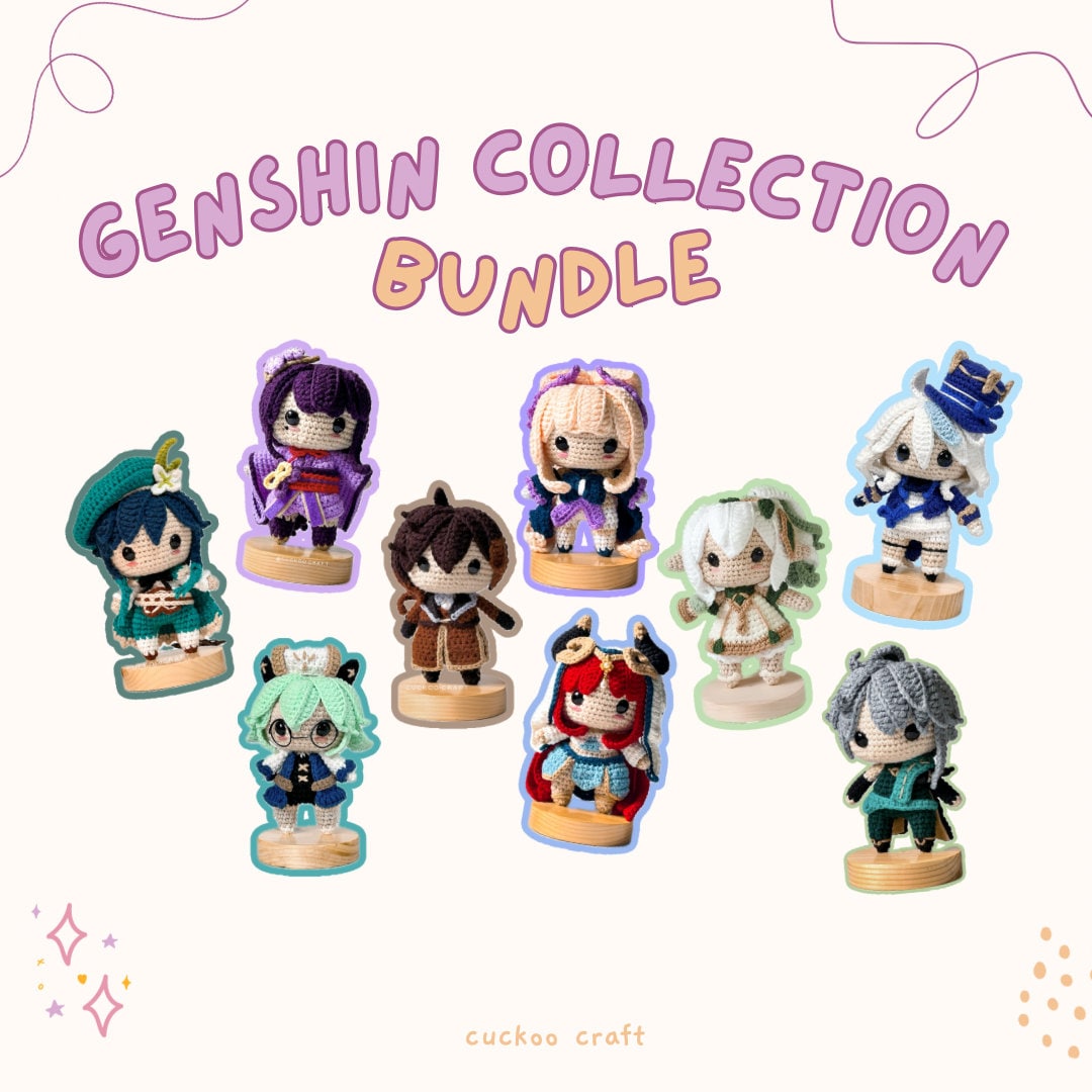 Genshin Bundle Amigurumi/crochet Pattern - Etsy