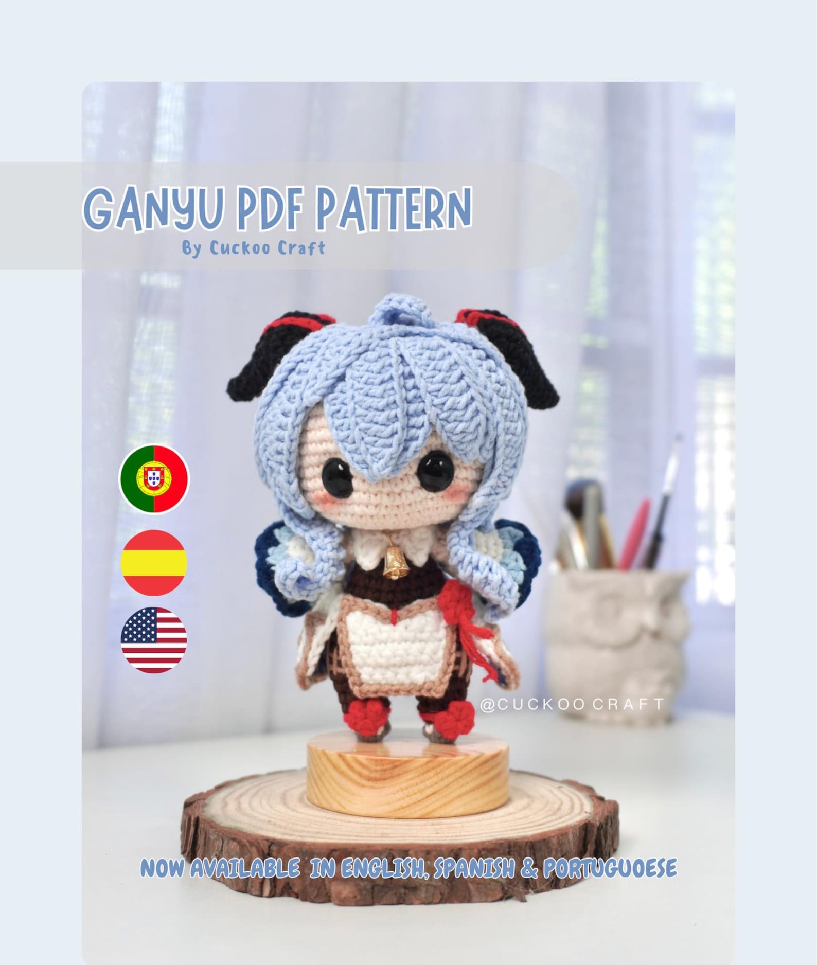 Ganyu Amigurumi/crochet Pattern Genshin Impact - Etsy