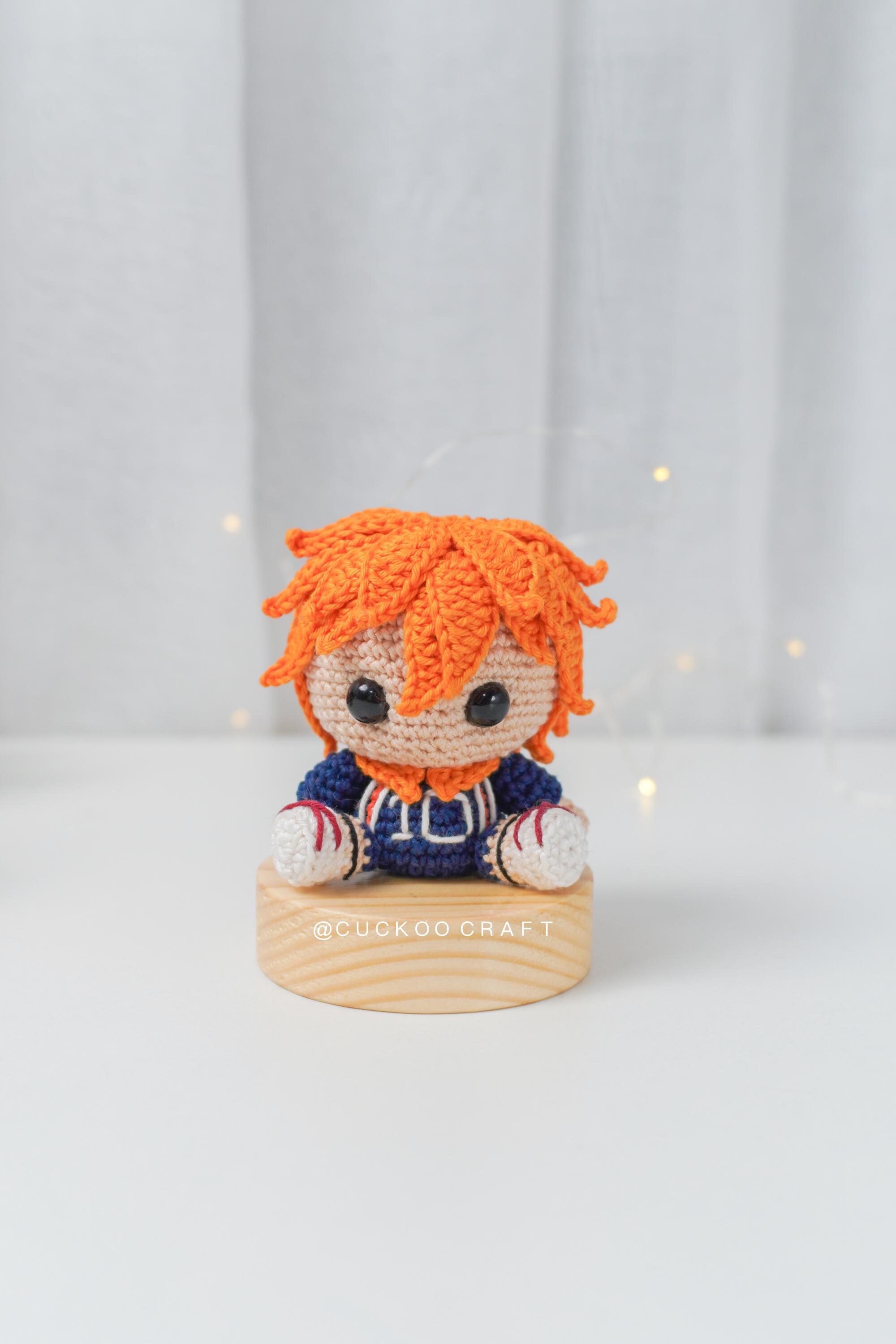 Hinata Shoyo Amigurumi/crochet Pattern Haikyuu - Etsy
