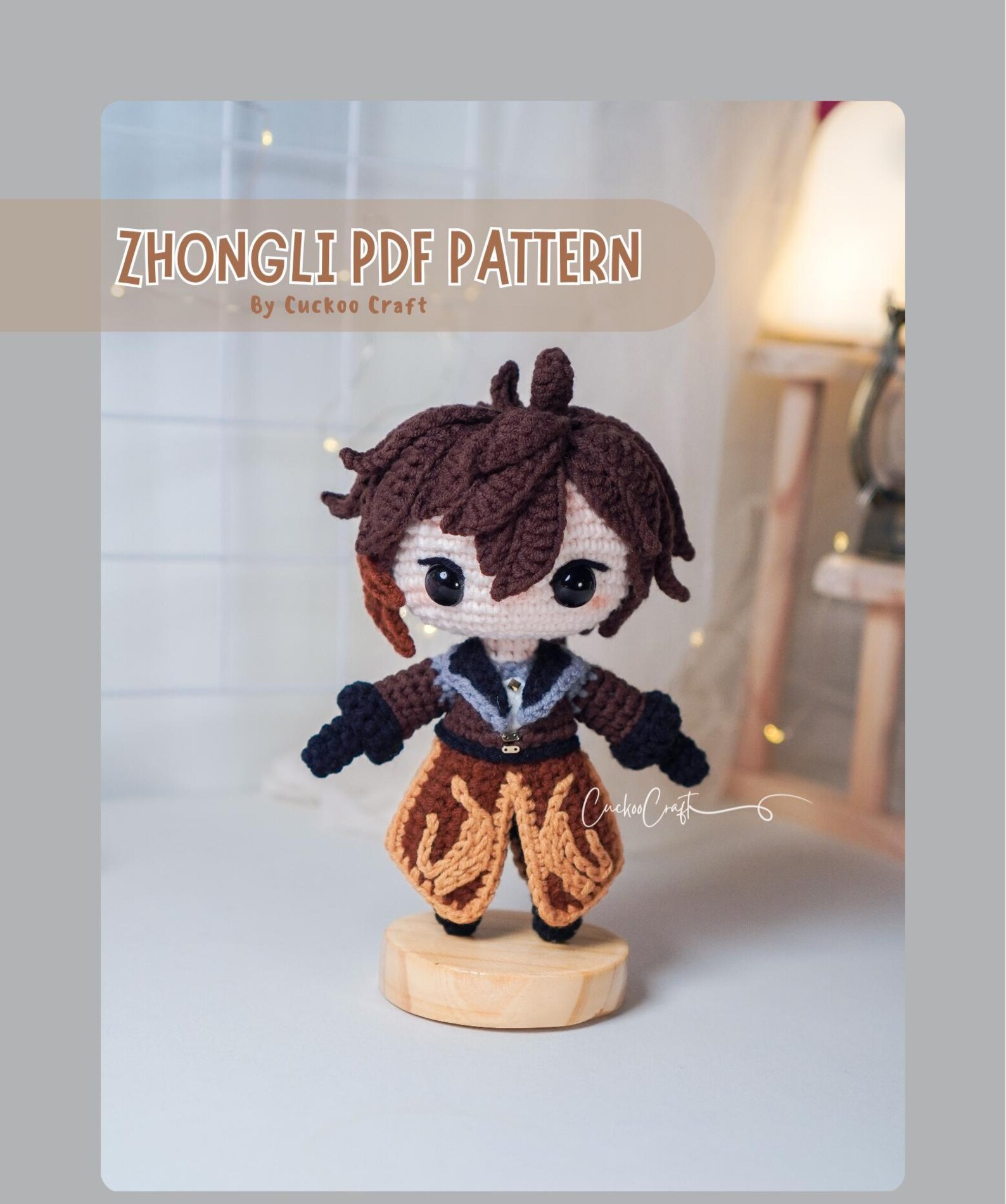 Zhongli Amigurumi/crochet Pattern Genshin Impact - Etsy