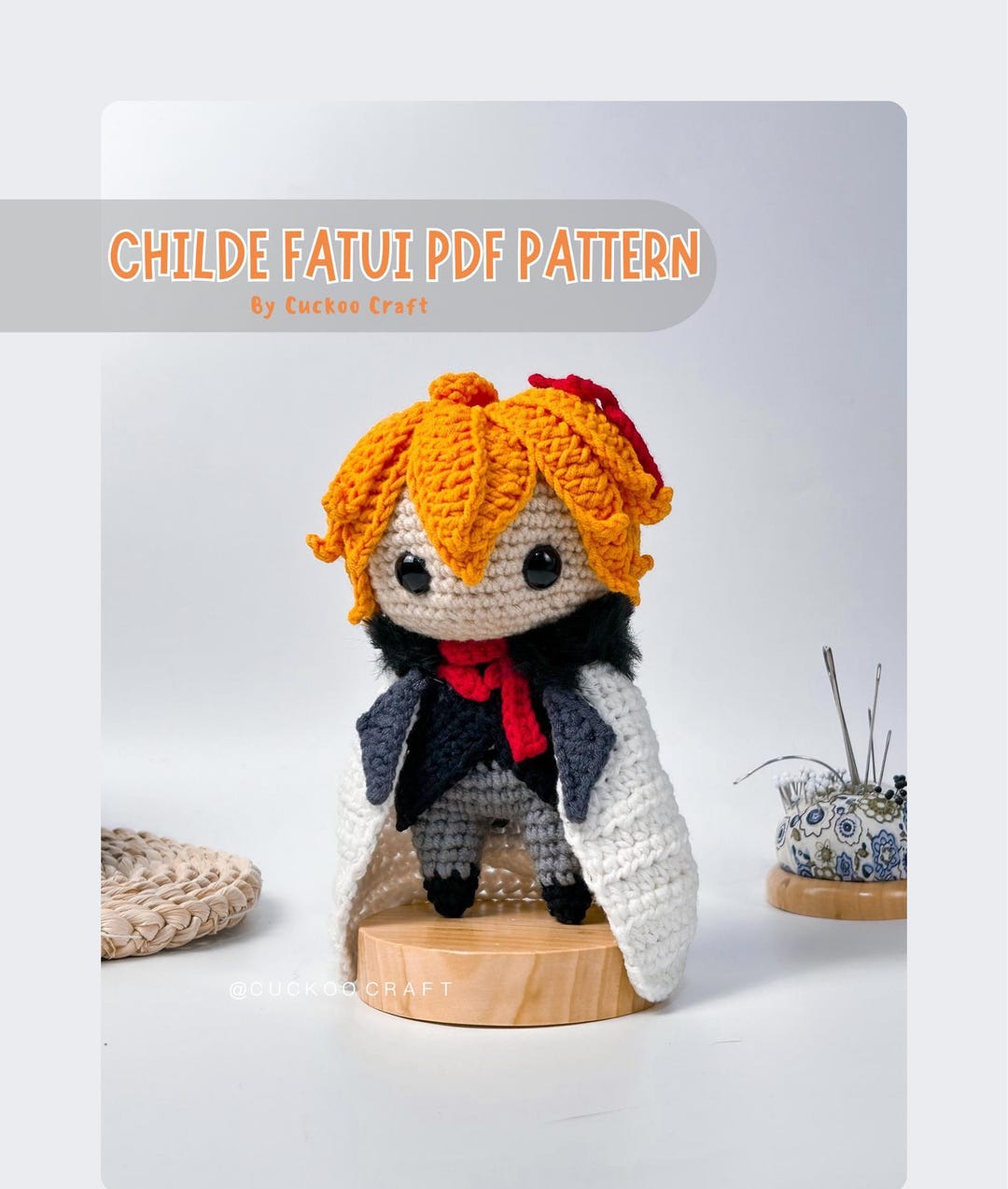Childe Fatui Ver Amigurumi/crochet Pattern Genshin Impact - Etsy