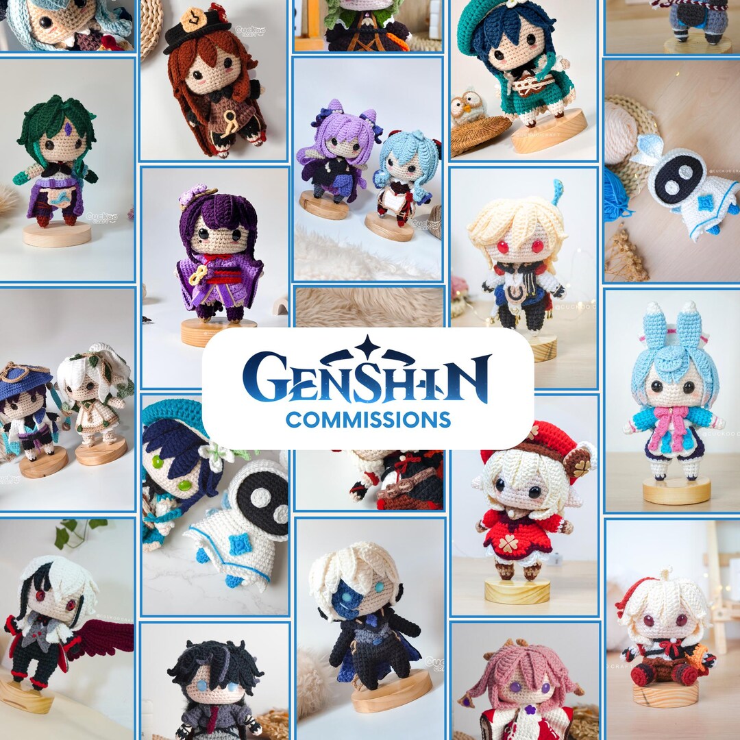 Genshin Character Commissions - Etsy