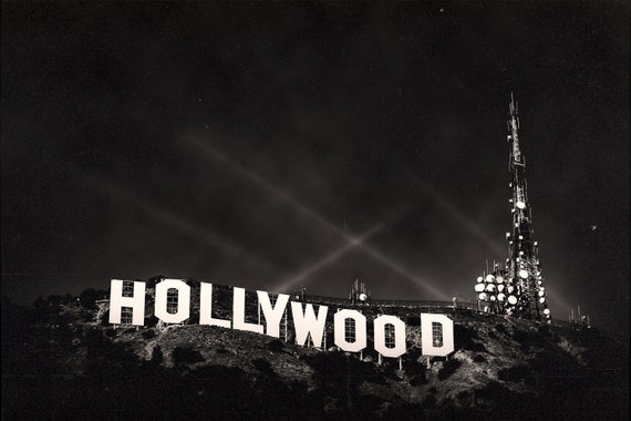 Hollywood Sign Iconic Hollywood Sign Los Angeles Photos - Etsy