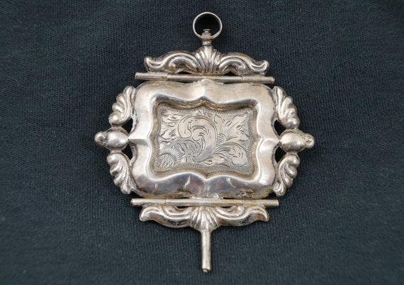 Antique Silver Watch Key - Gem
