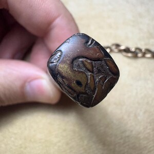 Antique Japanese Shakudo Pocket Watch Chain With Ornate Inlaid Fob ...