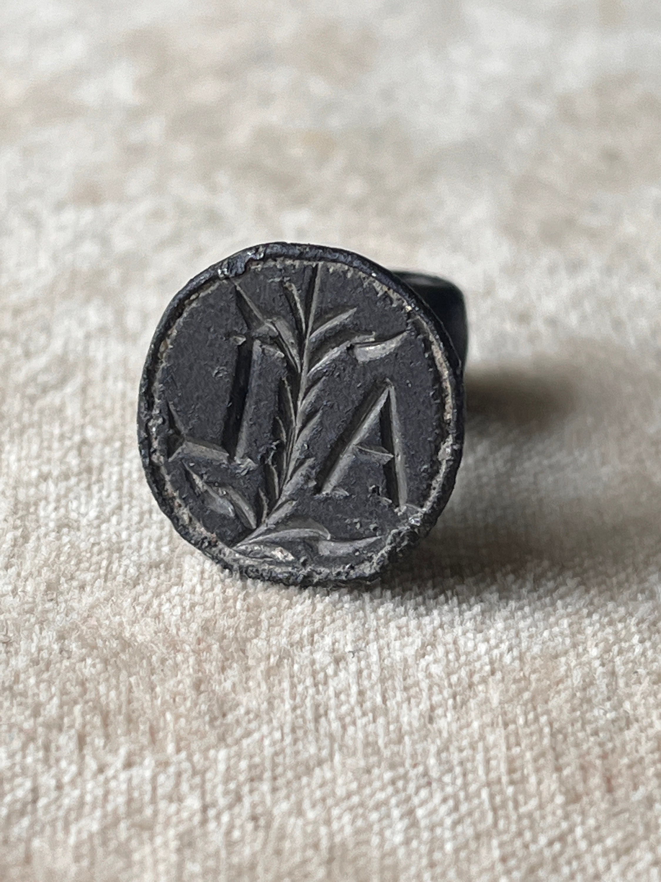 17th 18th Century Steel Intaglio Seal Initials a L - Etsy