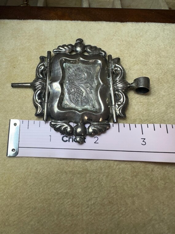 Antique Silver Watch Key - Gem