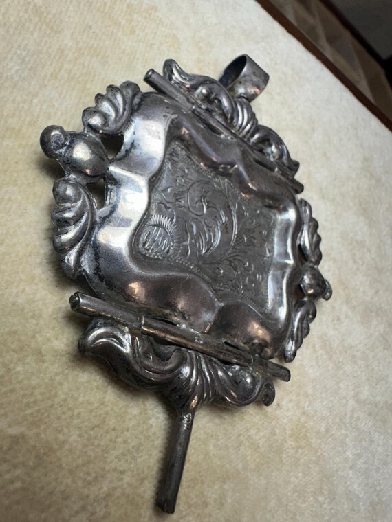 Antique Silver Watch Key - Gem