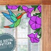 Pitbull Stained Glass Pattern Design Digital Download PNG Dog - Etsy