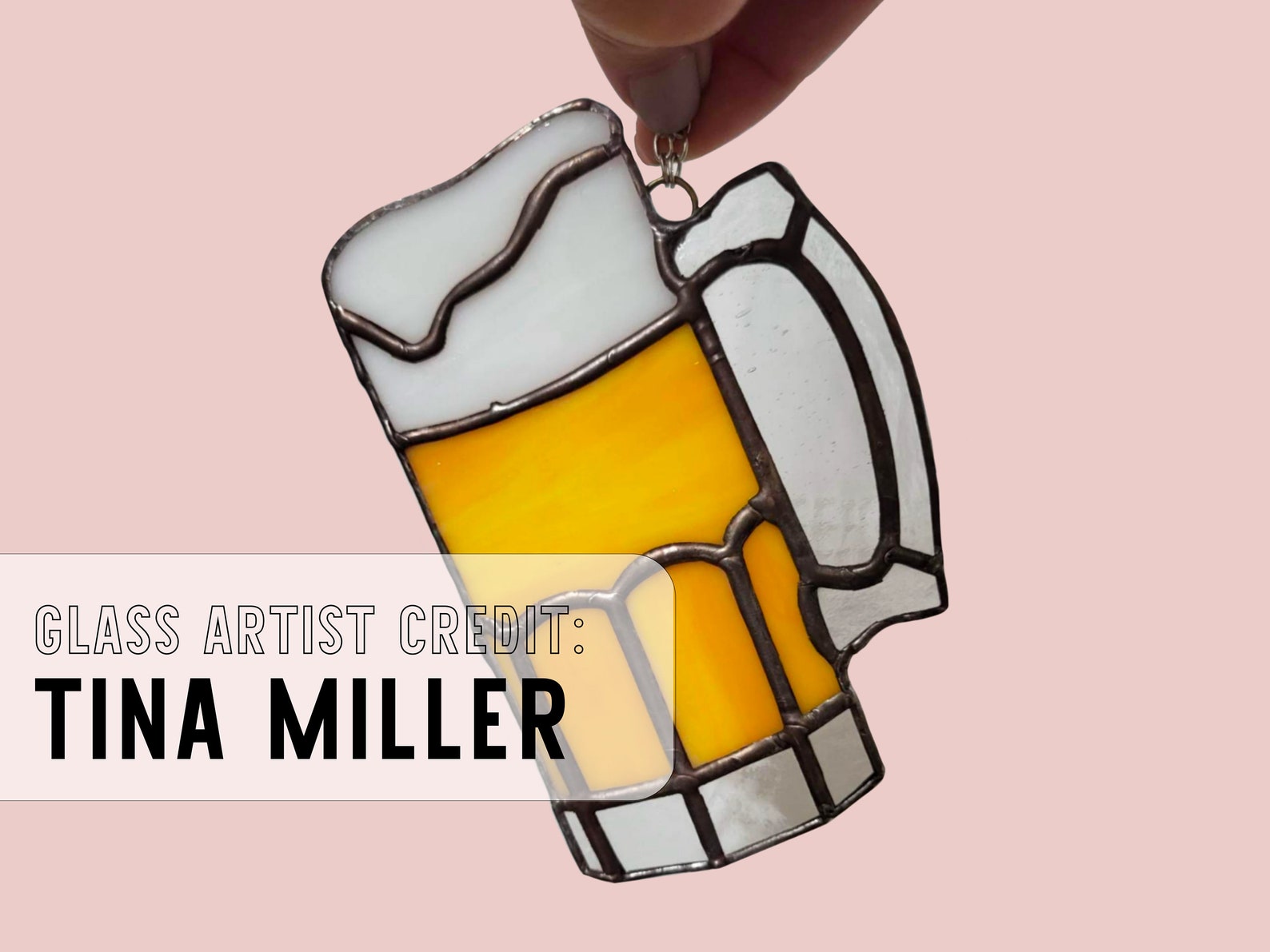 Beer Mug Stained Glass Pattern Digital Download SVG PDF PNG Glass ...