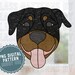 Rottweiler Stained Glass Pattern Digital Download - Etsy