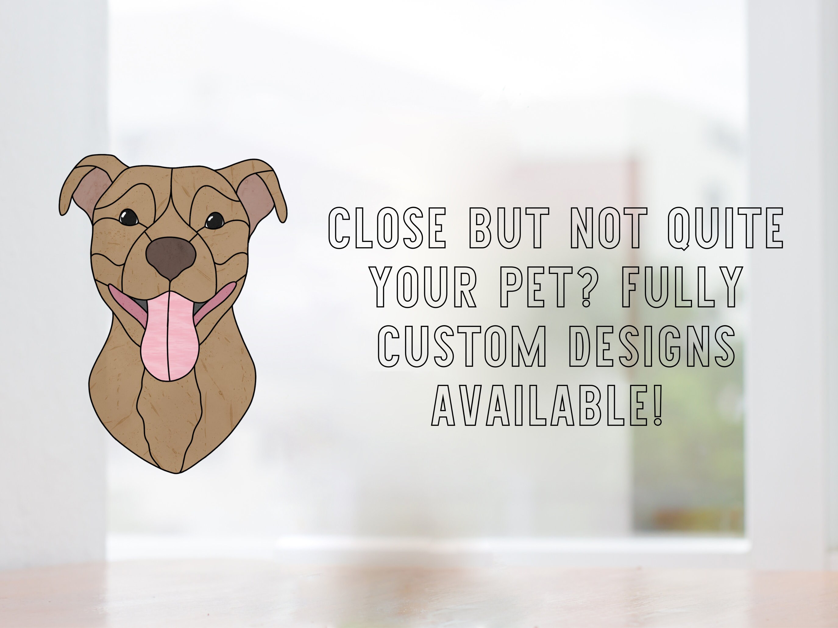 Boxer Stained Glass Pattern Design Digital Download PNG Dog - Etsy