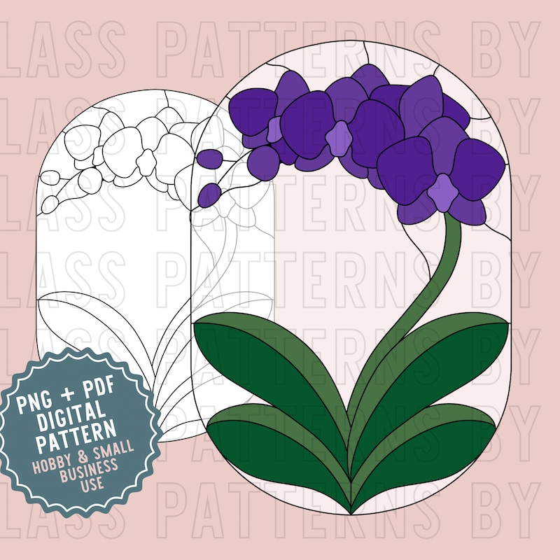 Orchid Pattern - Etsy
