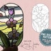 Bunny Stained Glass Pattern Digital Download PNG PDF SVG Glass Patterns ...