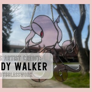 Octopus Stained Glass Pattern Digital Download PNG PDF SVG Glass ...