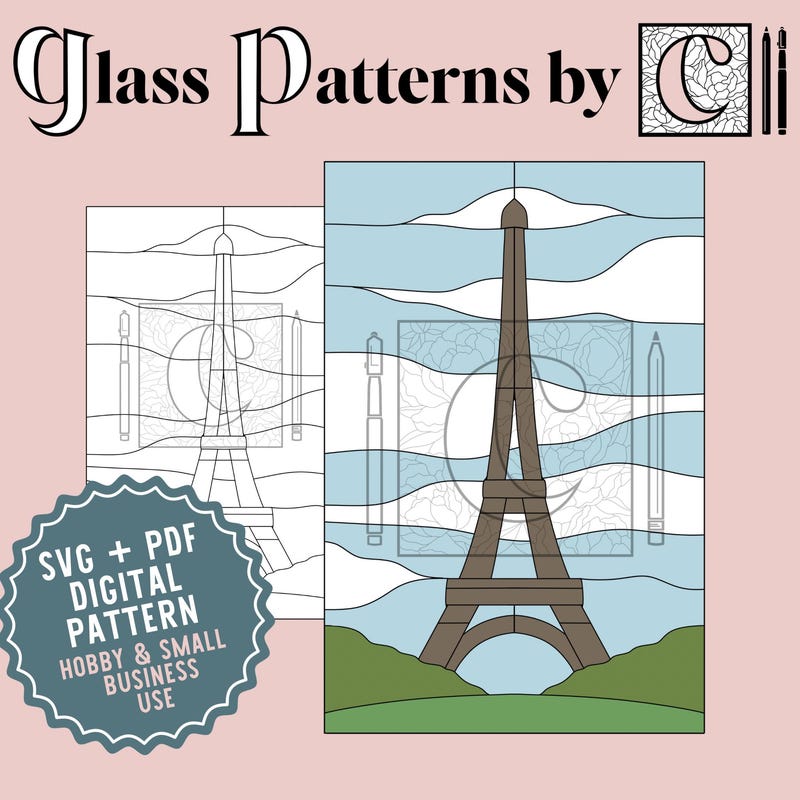 Stained Glass Paris - Etsy