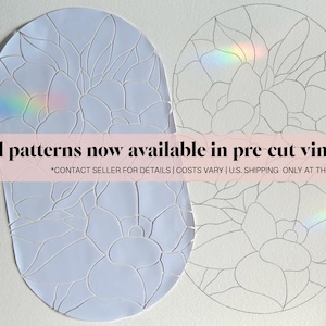 Eiffel Tower Stained Glass Pattern Digital Download PNG SVG PDF Glass ...