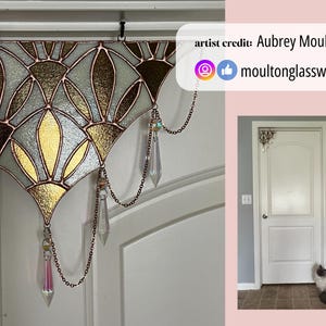 Art Deco Corner Stained Glass Pattern Digital Download PDF SVG Glass ...