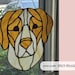 Labrador Retriever Stained Glass Pattern Design Digital Download PNG ...
