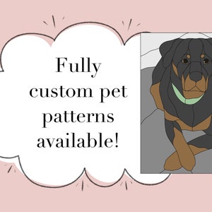 Yorkie Stained Glass Pattern Digital Download Yorkshire Terrier Pet ...