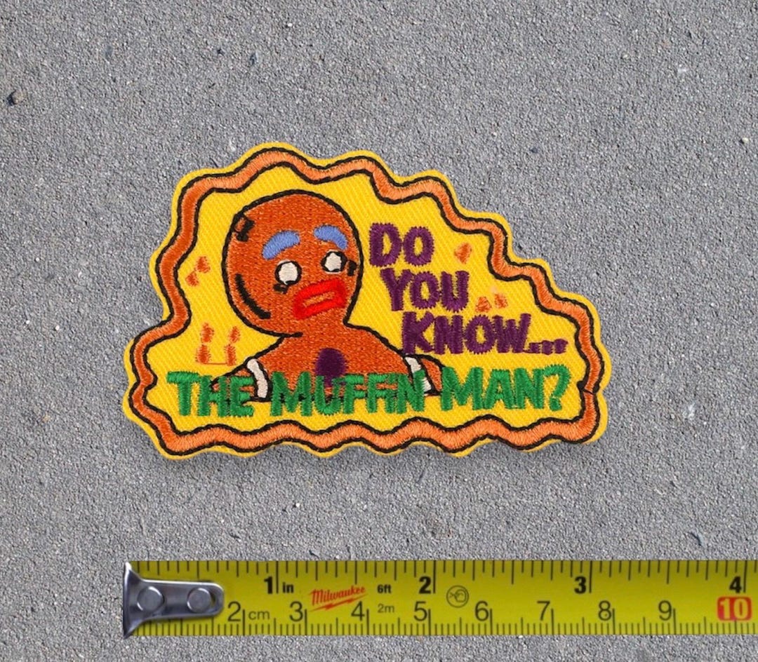 Cartoon Morale Patch Muffin Man Patch Funny Morale Patch - Etsy