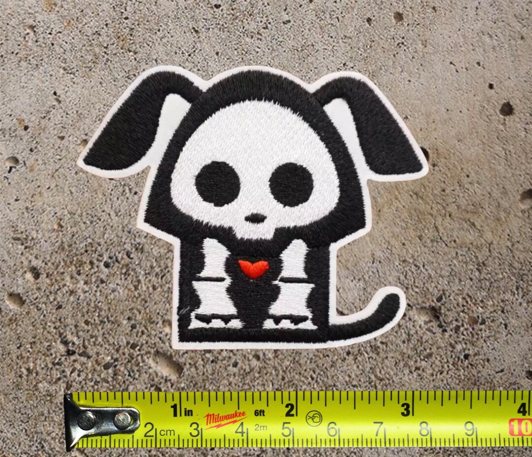Skull Puppy Morale Patch Cute Punk Morale Patch Cute Tactical Patch - Etsy