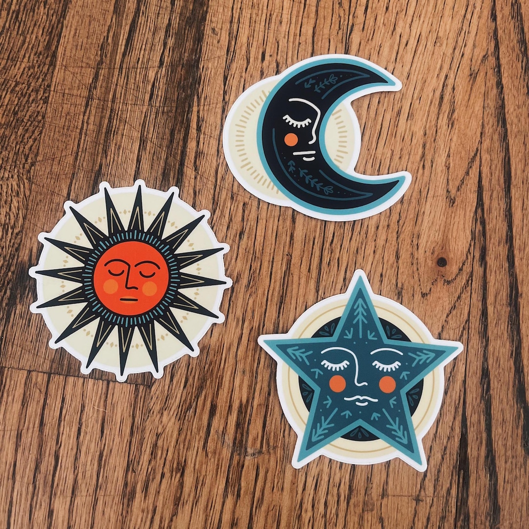 Indie Folk Sticker Bundle | Vinyl Car Stickers - Etsy