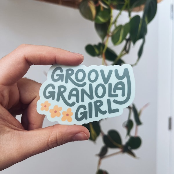 Granola Girl Laptop Sticker - Etsy