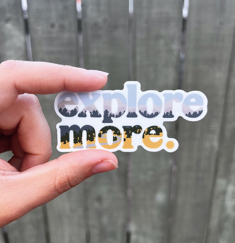 EXPLORE MORE STICKER | Vinyl Car Sticker | Outdoors Utah - Etsy