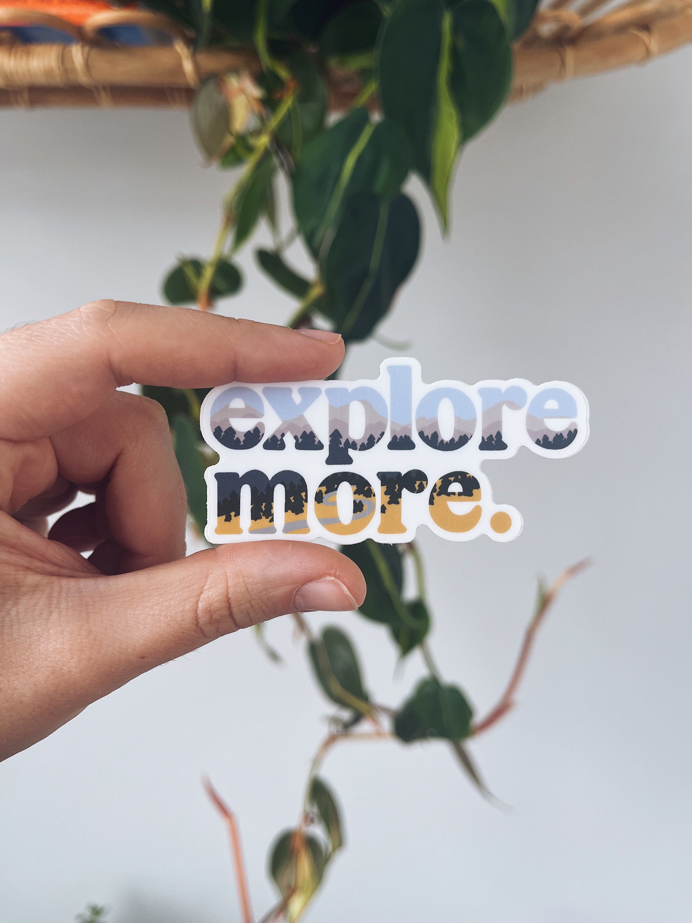 EXPLORE MORE STICKER | Vinyl Car Sticker | Outdoors Utah - Etsy