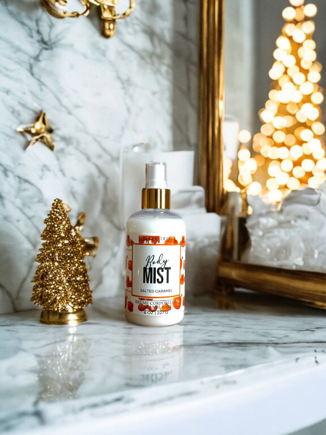 Salted Caramel Body Mist 8 Oz | Natural Spray | Gift for Her | Wife ...