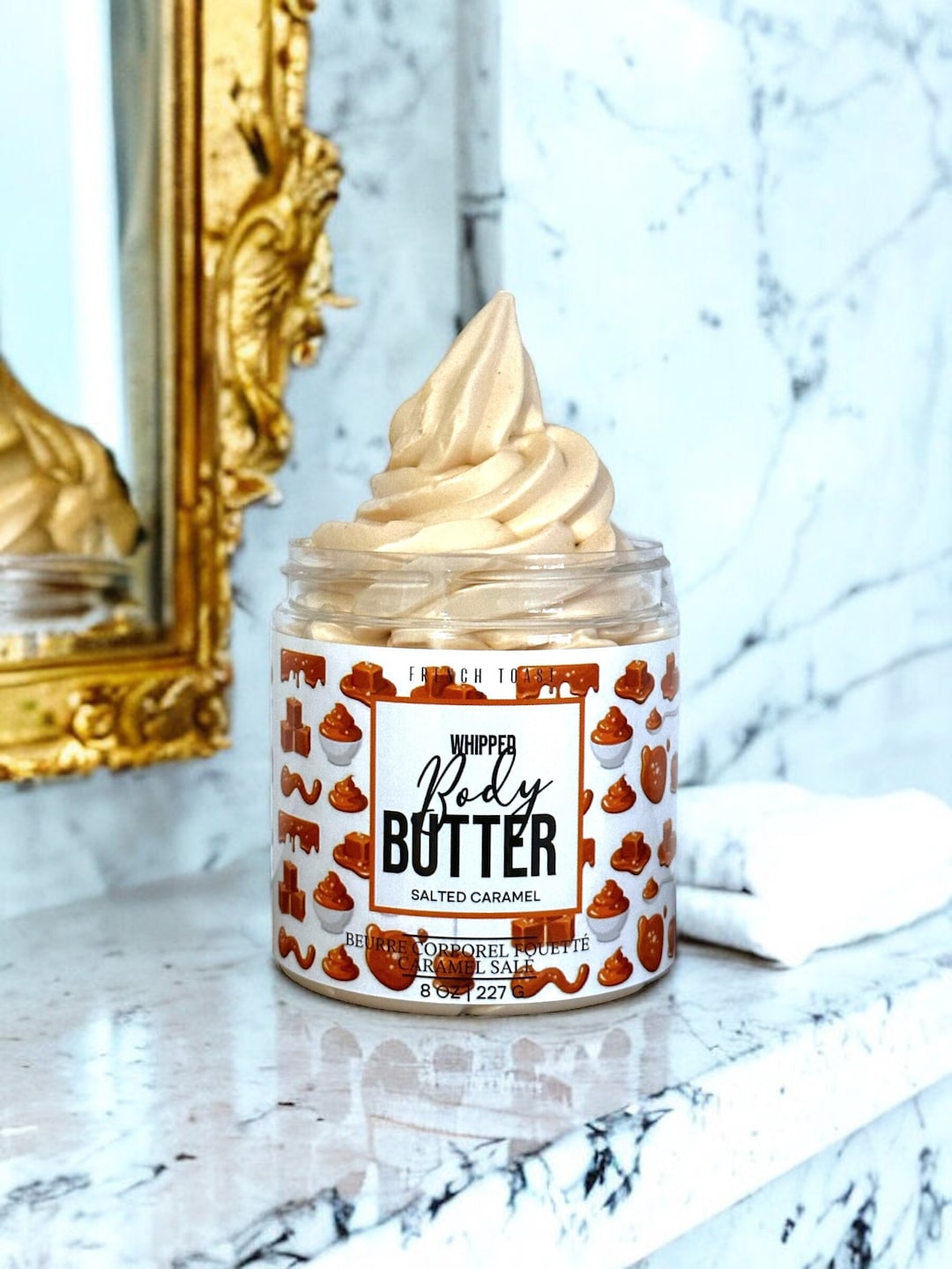 Salted Caramel Body Butter 8 Oz - Etsy