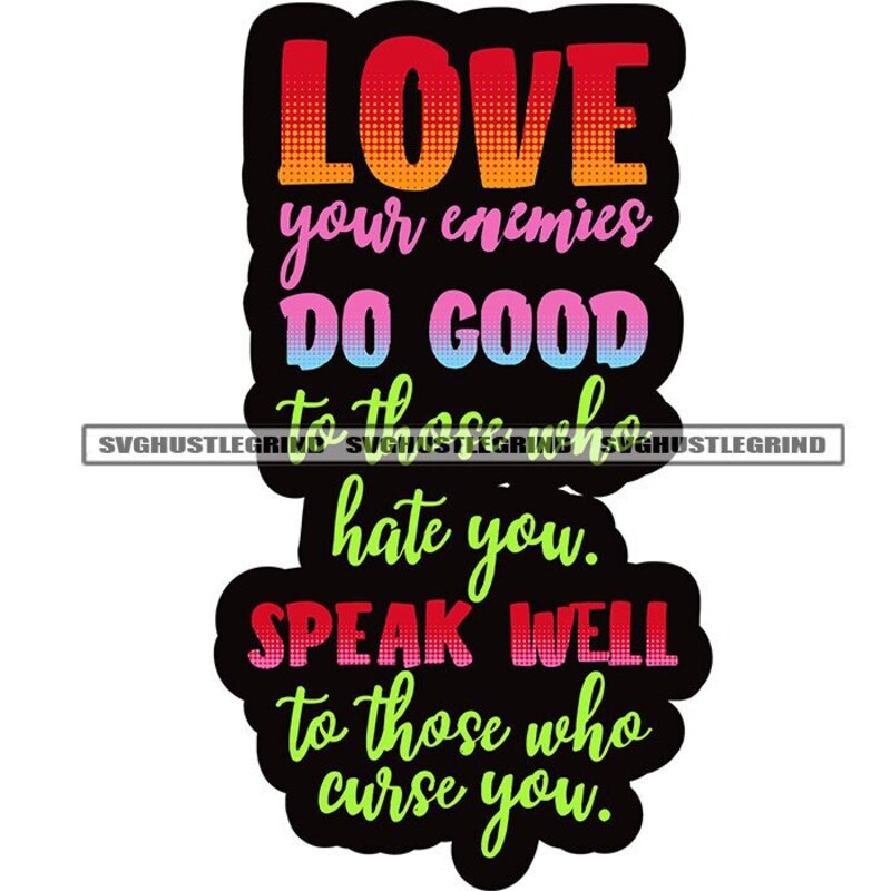 Love Your Enemies Clipart - Etsy