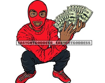 Ski Mask Dollar Bills - Etsy