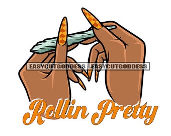 Rolling Pretty Svg - Etsy