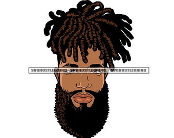 Dread Head Man Svg - Etsy