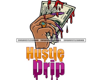 Dripping Hand Holding Money - Etsy