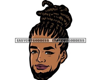 Dread Head Man Svg - Etsy