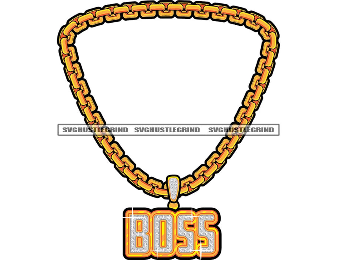 Boss Diamonds Gold Necklace Charm Jewelry Accessory Pendant Emblem ...