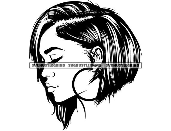 Female Headshot Silhouette