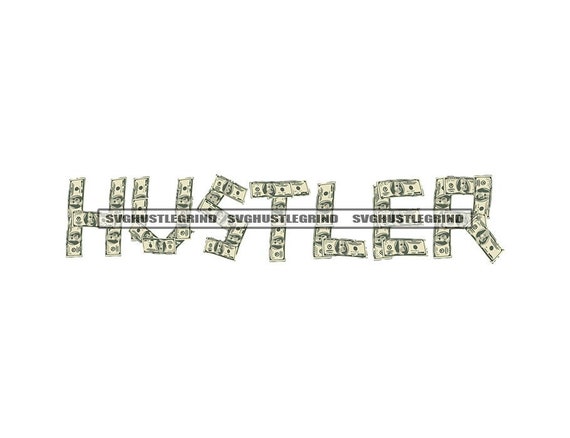 Hustler Art Word Font Logo Icon Design Style Quote Text Sign - Etsy Canada