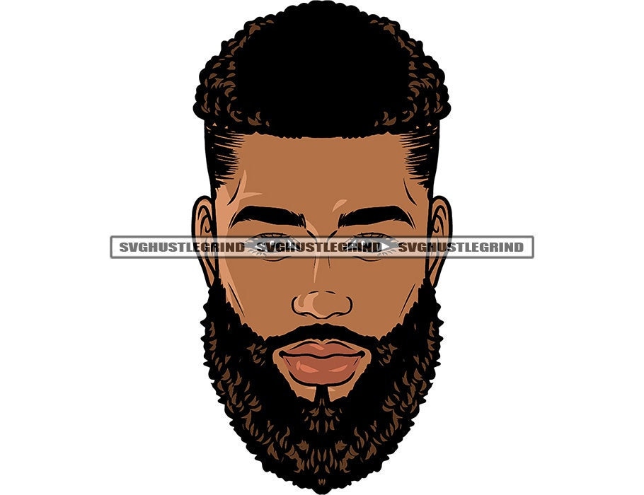 Full Beard Drawing