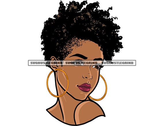 Beautiful Sexy Black Woman Model Head Turned Twisted Hair Head - Etsy