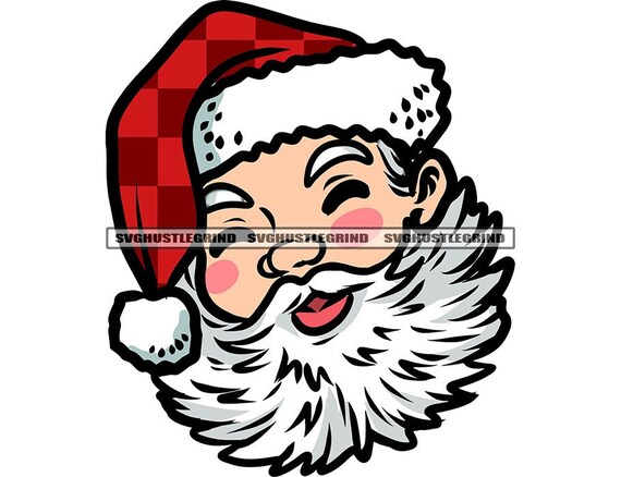 Santa Beard Graphic