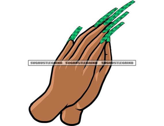 Black Cupped Hands Png